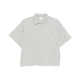 Saint Laurent Polo Shirts - - Tops - Damen - Grau - S