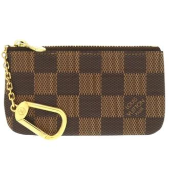 Louis Vuitton Portefeuille en toile Pre-owned - Femme - Pre-owned - Brun - Taille: ONE Size