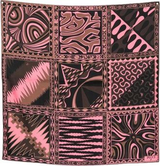 Pucci Marmo Seidenschal Quadrat - - Accessories - Damen - Mehrfarbig - ONE SIZE