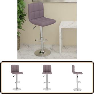 vidaXL Barhocker Taupe Stoff - Vidaxl