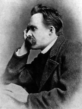 Fabulous Poster Plakat Friedrich Nietzsche Philosoph Berühmtheit Portrait Vintage