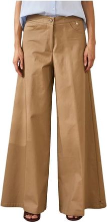 Souvenir Femme, Pantalons, Beige, Taille: 40 FR Federica Palazzo Pantalons