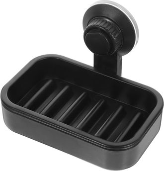 Valiclud Seifenschale Mit Saugnapf Vakuum Wandhalterung Schwarz F&uuml;r Dusche Bad K&uuml;che Schwammhalter Ohne Bohren