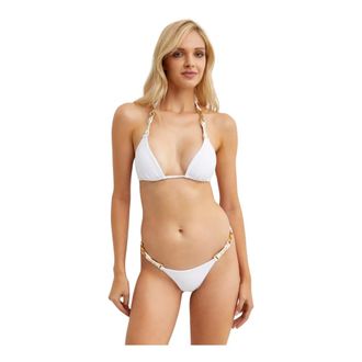 Beach Bunny Femme, Maillots de bain, Blanc, Taille: 44 FR Brynn Bikini Top
