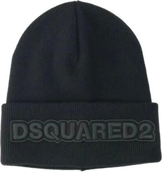 Dsquared2 Homme, Accessoires, Bleu, Taille: ONE Size Knit Hat