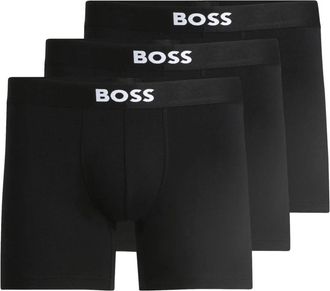 HUGO BOSS BoxerBr 3P One - - Underwear - Herren - Schwarzk - XL