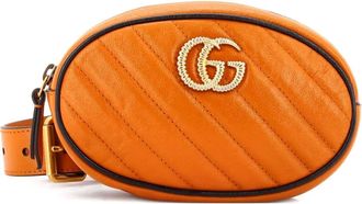 Gucci gg marmont quilted leather belt bag - Orange