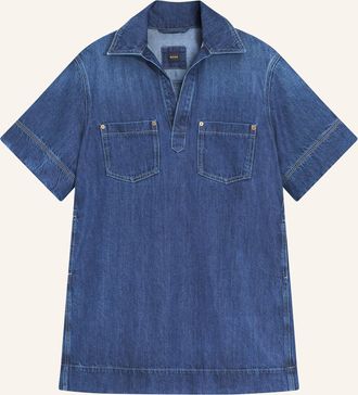 HUGO BOSS Jeanskleid blau