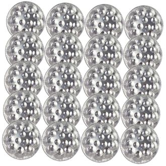 Garneck 20st&uuml;cke Escargot Backformen Aus Tinfoil Hochtemperaturbest&auml;ndige Snail Servierplatten F&uuml;r BBQ Und Camping F&uuml;r Servieren Von Schnecken Und Gef&uuml;llten M