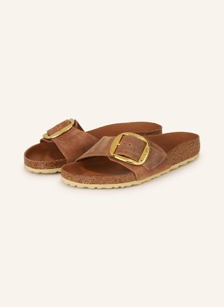 Birkenstock Pantoletten Madrid Big Buckle braun
