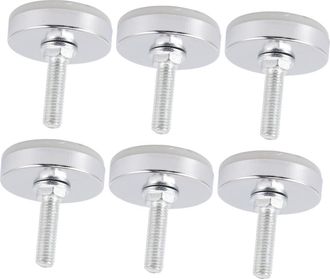 Valiclud 6 St&uuml;ck Verstellbare M&ouml;belf&uuml;&szlig;e mit Gewinde rutschfeste M&ouml;belnivellierer f&uuml;r Tische und St&uuml;hle Bodenschutz gegen Kratzer Ger&auml;uschd&auml;mpfende Praktische M