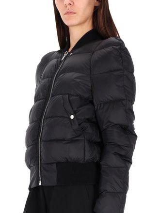 Rick Owens Nylon Down Jacket - Black