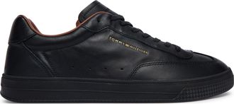 Tommy Hilfiger Sneakers Tommy Hilfiger Th Lo Lux Lth Sneaker FM0FM05996 Schwarz