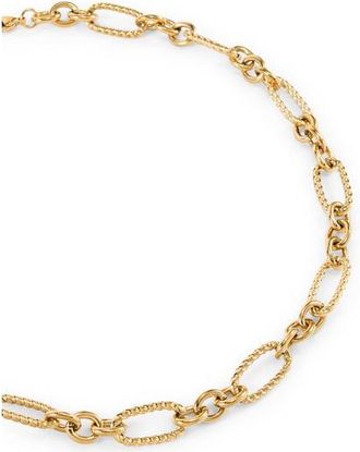 Au Printemps Paris Collier &agrave; cha&icirc;ne maillons