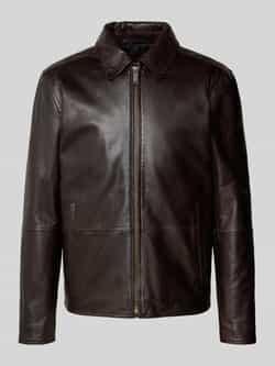 Strellson Regular Fit Lederjacke aus echtem Lammnappa Modell KELLAN