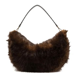 Gianni Chiarini Sac Hobo Cleo - Femme - Sacs - Brun - Taille: ONE Size