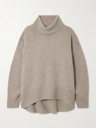 arch4 Pull Oversize À Col Roulé En Cachemire Worlds End - Neutres