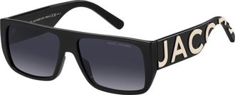 Marc Jacobs Unisex Marc Logo 096/S Sonnenbrille, Schwarz, Weiß, 57