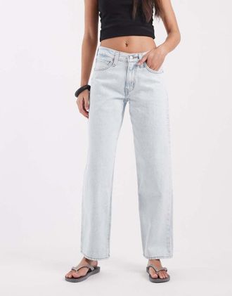 Levi's 94 - Jean baggy large - D&eacute;lav&eacute; blanchi-Bleu