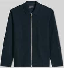 Marc O'Polo Regular Fit Sweatjacke aus reiner Baumwolle mit Zweiwege-Rei&szlig;verschluss