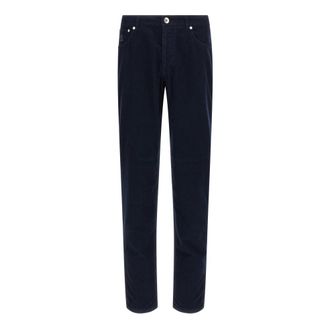 Brunello Cucinelli Cordhosen - - Trousers - Herren - Blau - 2XL