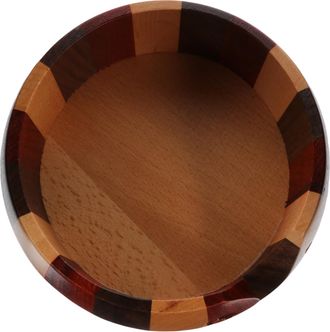 Angoily Holz Garnschale für Stricken und Häkeln Stabile Glatte Wollaufbewahrungsschale rutschfest Tragbar für Kuschelwolle und Multifunktionales Garnzubehör G