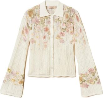 Twinset Femme, Pulls, Beige, Taille: 40 FR Cardigans