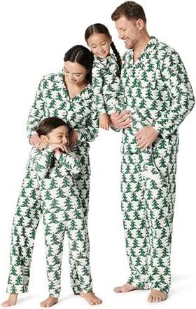 Amazon Essentials Ensembles de Pyjamas de Noël Assortis pour la Famille Homme, Arbres dhiver, XXL