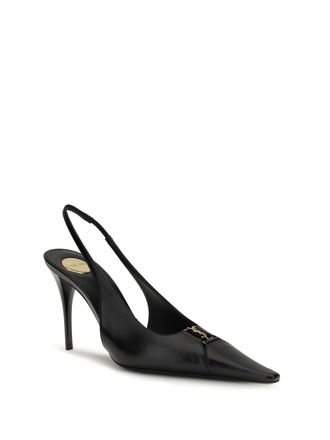 Saint Laurent Womens Babylon Pumps Nero High Heel Shoes