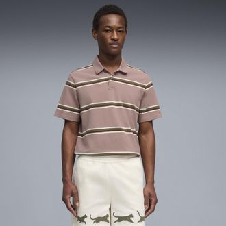 Puma Polo de golf PUMA x GUMTREE GOLF & NATURE CLUB Homme, Accessoires, Beige, XXL