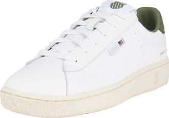 K-Swiss Herren Slammklub CC Sneaker, WHT/DP Lichen/VNTG, 46 EU