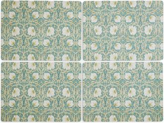 Spode Morris & Co X0010649172 Pimpernel Privat Platzsets, gro&szlig;, Gr&uuml;n, 40,1 x 29,8 cm