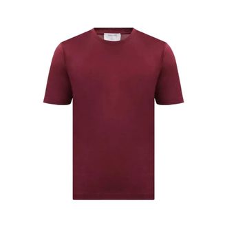 Gran Sasso Filo di Scozia T-Shirt - - Tops - Herren - Rot - XL