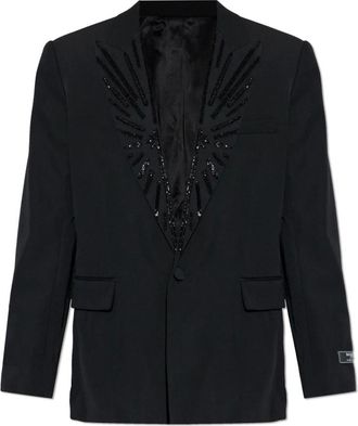 Balmain Homme, Vestes, Noir, Taille: 2XL Blazers