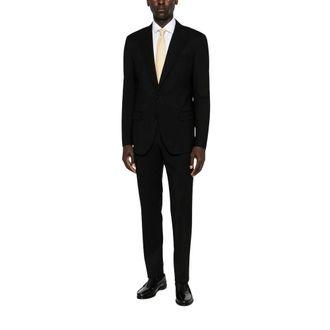 Dolce & Gabbana Einkn&ouml;pfiger Martini Light Woll-Gabardine-Anzug - - Suits - Herren - Schwarzk - M