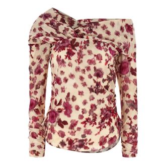 Isabel Marant Danka Stretch-Seidenoberteil - - Blouses & Shirts - Damen - Rosa - M