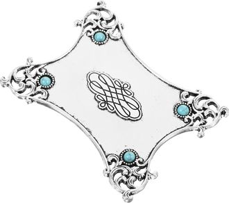 Cabilock Zinklegierung Kreuzstich Garn Organizer Platte Langlebiges Embroidery Threads Organizing Tool zum Sortieren und Aufwickeln von Floss Praktisches DIY N