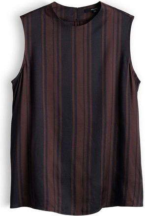someday Blusentop Zemila aus Satin mit Streifenmuster