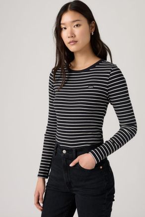 Levi's Hayes Lang&auml;rmeliges T-Shirt - Damen - Braun / Braun