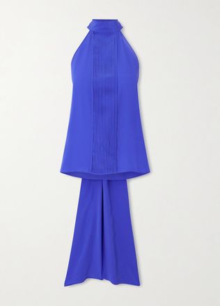 Tom Ford Haut &Agrave; Encolure Am&eacute;ricaine En Cr&ecirc;pe De Chine De Soie &Agrave; Plis - Violet