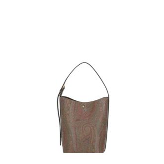 Etro Kleine Paisley Beuteltasche - - Bags - Damen - Braun - ONE SIZE
