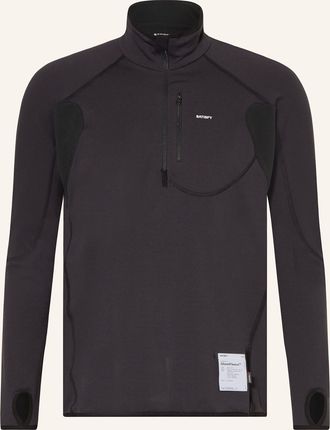SATISFY Satisfy Laufshirt Ghostfleece Half Zip schwarz
