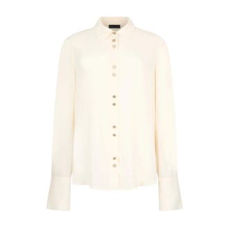 Liu Jo Camicia Maica Lunga - - Blouses & Shirts - Damen - Beige - 2XL