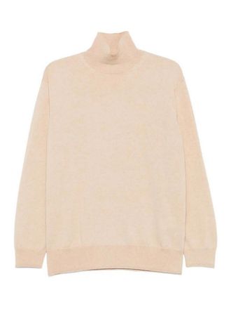 Malo Pull Col Roul&eacute; - Beige