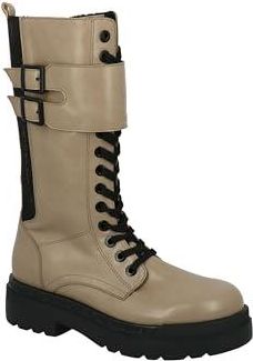 Tom Tailor Femme 4294001 Botte mi-Mollet, Gris, 37 EU