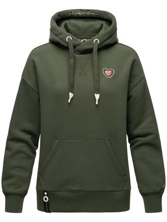 Navahoo Damen Hoodie Goldfee - Kuscheliger Kapuzenpullover mit K&auml;ngurutasche