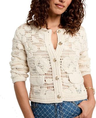 Morgan Damen 252-mdaf Weste, Elfenbein M, Small