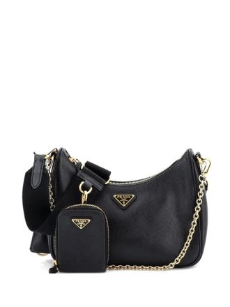 Prada Re-Edition 2005 Shoulder Bag Saffiano Leather Small crossbody bag - Noir