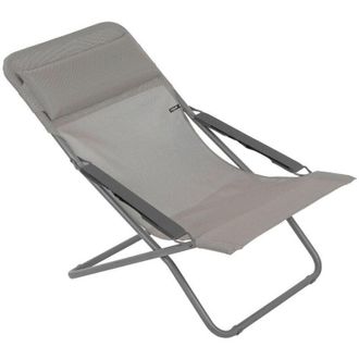 Lafuma Mobilier Chaise Longue - Bain De Soleil - Transat Jardin - Pliant - Transabed - Batyline Iso - Gris Terre - Lafuma Mobilier