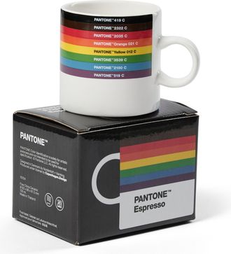 Pantone Porzellan Espressotasse, 120 ml, inkl. Geschenkbox, PRIDE